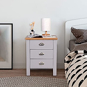HIGOH Bedside Table Nightstands Bedside Table Multi-Function Living Room Bedroom Storage Cabinet with Drawers