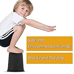 Mhonniwa 1 Gallon Nursery Pots for Plants Plastic Pots with Drainage Hole and Saucer for Indoor Outdoor Plants, Seedlings, Succulents and Cuttings, Black, 6 inch 12 Pack