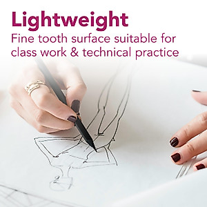 Strathmore 300 Series Sketch Paper Pad, Top Wire Bound, 11x14 inches, 100 Sheets (50lb/74g) - Artist Sketchbook for Adults and Students - Graphite, Charcoal, Pencil, Colored Pencil