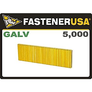 1-1/2" Leg x 1/4" Crown 18GA GALV L17 Staples 5,000ct | L17