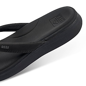 Reef Women's Cushion Cloud Flip-Flop, Black, Numeric_10