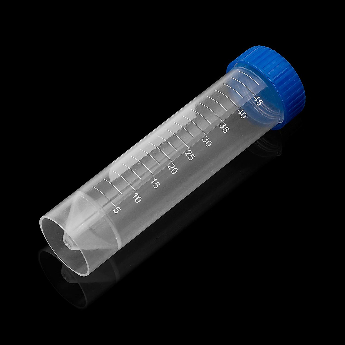 50ml Plastic Centrifuge Tubes with Screw Cap, CertBuy 50 Pack Self-Standing Plastic 50ml Test Tube Polypropylene Conical Tubes with Cap, Graduated Marks