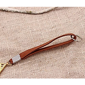 Funerom 8 x 5 inch Decorative Wall Mirror Small Decor Mirror Gold Diamond Shape