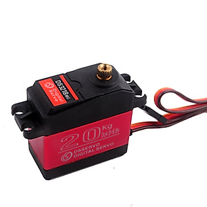 4 Sets DS3218 Update servo 20KG Full Metal Gear 25T Servo Arm Digital Servo Waterproof for Mechanical arm Fittings Baja Cars RC Cars,Control Angle 180