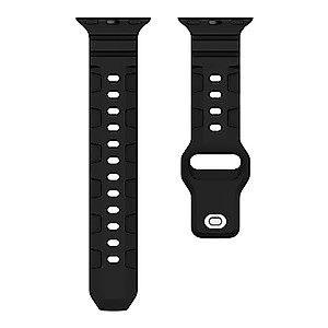 Sport Bands Compatible with Apple Watch Ultra 2 Band/Apple Watch Ultra Band 49mm 45mm 44mm 42mm for Men Women, Waterproof Silicone Wristbands Replacement Strap for iWatch Series 9 8 7 6 5 SE Ultra