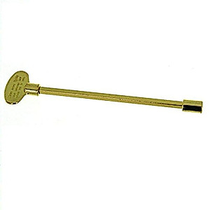 Hearth Products Controls HPC Fire Universal Shutoff Valve Key (317-8B), Polished Brass, 8-Inch