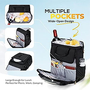 TOURIT Cooler Backpack 26 Cans Lightweight Insulated Backpack Cooler Leak-Proof for Women Men Picnics, Camping, Hiking, Beach, Trip