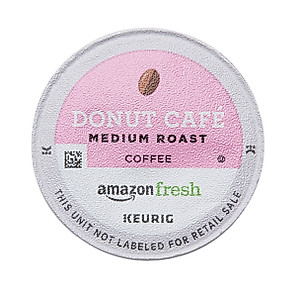 AmazonFresh Donut Cafe 80 Ct. K-Cups, Medium Roast, Keurig K-Cup Brewer Compatible