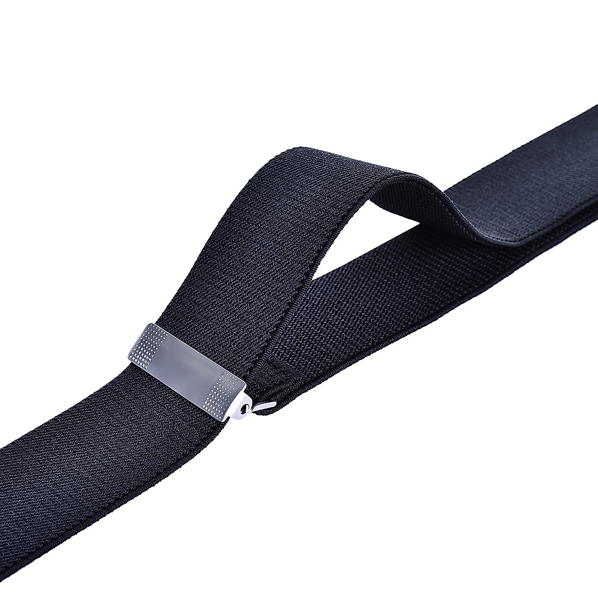 yesbeeno Suspenders for Men Heavy Duty X-Black,Suspenders Wide Adjustable,Men's Suspenders Black with 4 Snap Hooks,hook suspenders for men