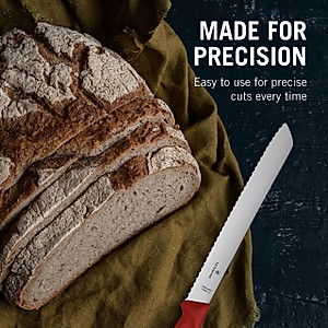 Victorinox 6.8631.21B Swiss Classic Bread Knife Red 8.25 inch