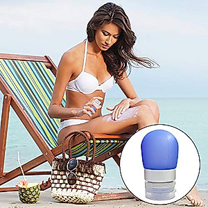 4 pcs Squeeze Salad Dressing Bottles, FineGood 1.3oz and 2 oz. Portable Sauce Containers, Leak Proof Food Storage Condiment Bottles, Comes with 2 pcs Cleaning Brushes - 4 Colors