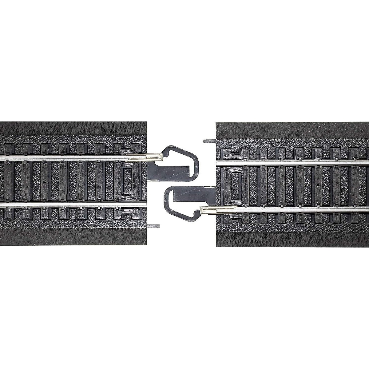 Bachmann Trains - Snap-Fit E-Z TRACK 9” STRAIGHT TRACK - BULK (50 pcs) - STEEL ALLOY Rail With Black Roadbed - HO Scale