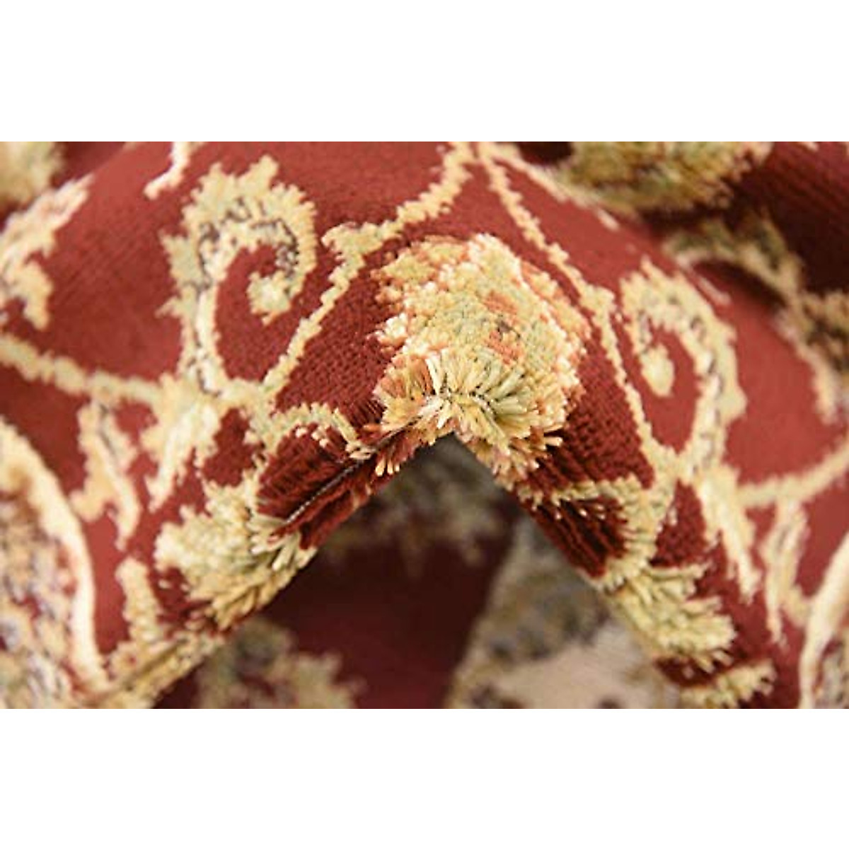 Unique Loom Voyage Collection Traditional Oriental Classic Intricate Design Area Rug (2' 7 x 10' 0 Runner, Red/Tan)