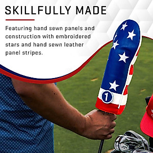 Pins & Aces USA Driver & DTOM Fairway Golf Headcover Bundle