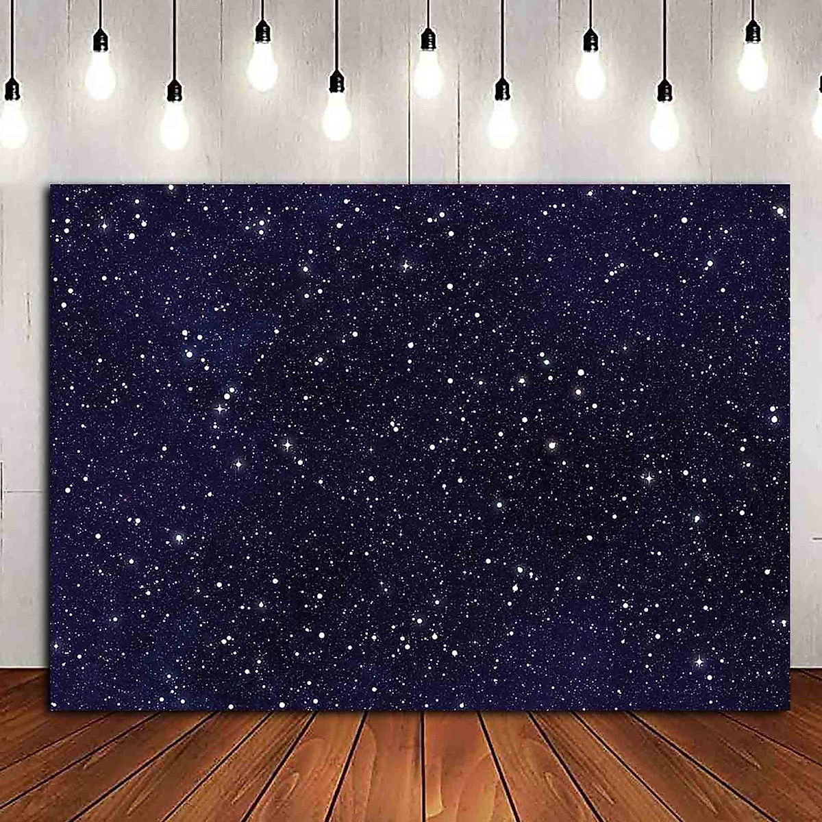 7x5FT Soft Fabric/Polyester Night Sky Star Universe Space Starry Photography Backdrops Kids Boy or Girl Birthday Party Decor Photo Background Banner