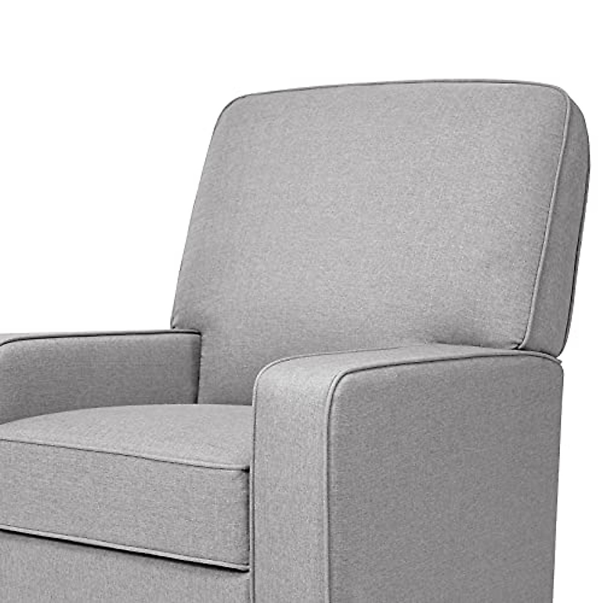 DaVinci Perry Swivel Glider in Misty Grey, Greenguard Gold Certified