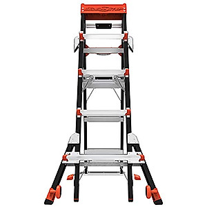 Little Giant Ladders, Select Step, 5-8 foot, Stepladder, Fiberglass, Type 1AA, 375 lbs weight rating, (15130-001)