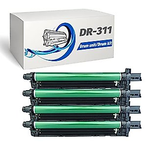 ZLOR DR-311 DR311 Compatible Drum Unit/Drum Kit Replacement Use for Konica Minolta Bizhub C220 C280 C360 Printer (NO Toner) 4color