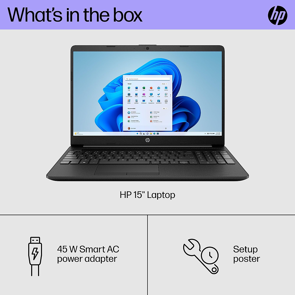 2023 Newest HP 15.6" Micro-Edge HD Laptop, Intel Pentium Silver N5030 Processor (4-core), 8GB RAM, 256GB SSD, Intel UHD Graphics, Wi-Fi, Bluetooth, Numeric Keypad, HD Camera, Windows 11 Home in S mode