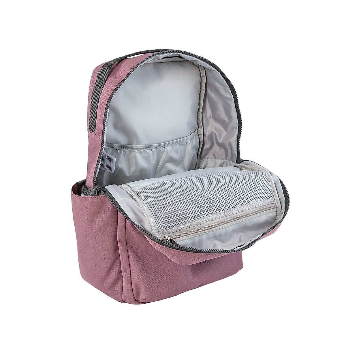 RED ROVR Roo Backpack | Lightweight Diaper Bag with Changing Pad | Large Capacity | Multifunctional Travel Pack | Exterior and Interior Pockets | Water Resistant | Great Gift for Mom & Dad | Mauve