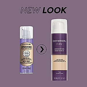 COVERGIRL Advanced Radiance Liquid Makeup, Natural Beige 140, 1.0-Ounce