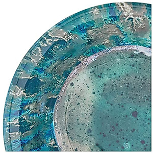 Certified International Radiance Teal Melamine 7.5" All Purpose Bowl, Set of 6, 300 milliliters