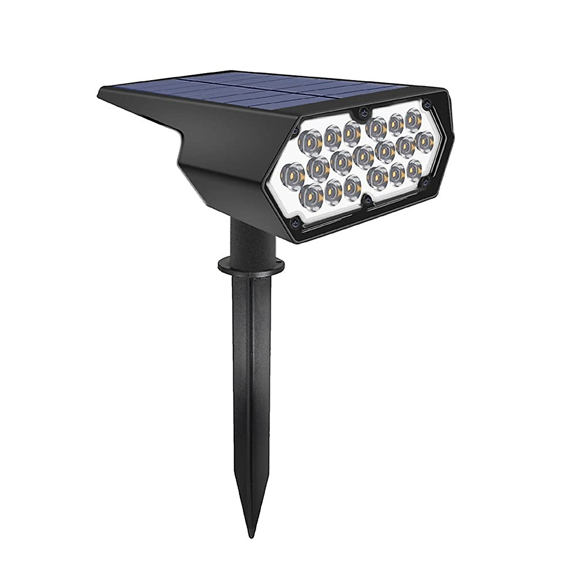 ZHUANYIYI Outdoor Solar Lawn Spotlights, Waterproof Landscape Lights Inserted in The Courtyard, All-Weather Home Garden Pavement Decorative Lights