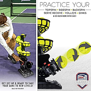 Franklin Sports Automatic Pickleball Launcher Machine - ProShot Pickleball Tosser for Pickleball Practice + Training - Portable Pickleball Thrower + Ball Server - Pickleball Training Equipment + Aid