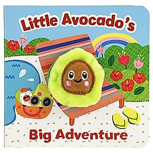 Little Avocado's Big Adventure Finger Puppet Board Book, Ages 1-4
