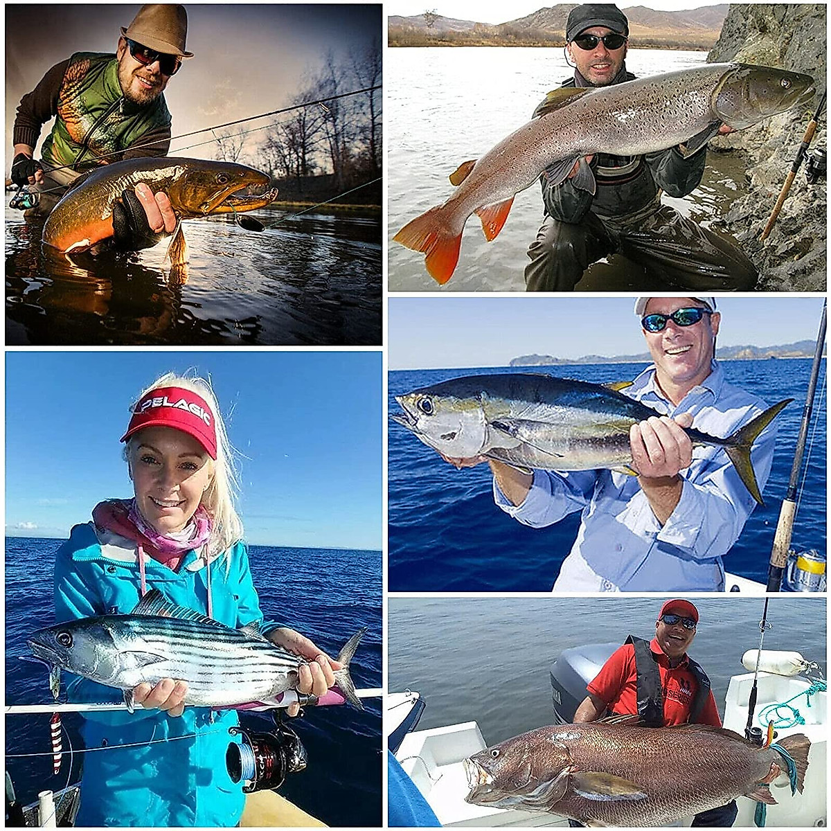 Pesidx Braided Fishing Line, Abrasion Resistant Braided Lines, High Sensitivity and Zero Stretch, 4 Strands to 8 Strands with Smaller Diameter