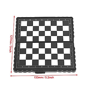Jaerb Portable Chess Board Chess Chess Game for Adults for Parties, Family Activities