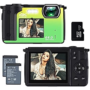 1080P Digital Camera 24MP Kids Compact Camera Autofocus 16X Digital Zoom Children Portable Camera for Boys, Girls,Beginners
