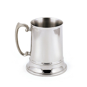 Set of 4 Stainless Steel Beer Mugs