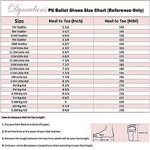 Dynadans Soft Leather Ballet Shoes/Ballet Slippers/Dance Shoes for Girls and Boys (Toddler/Little/Big Kid/Women)-Pink-12.5M Little Kid