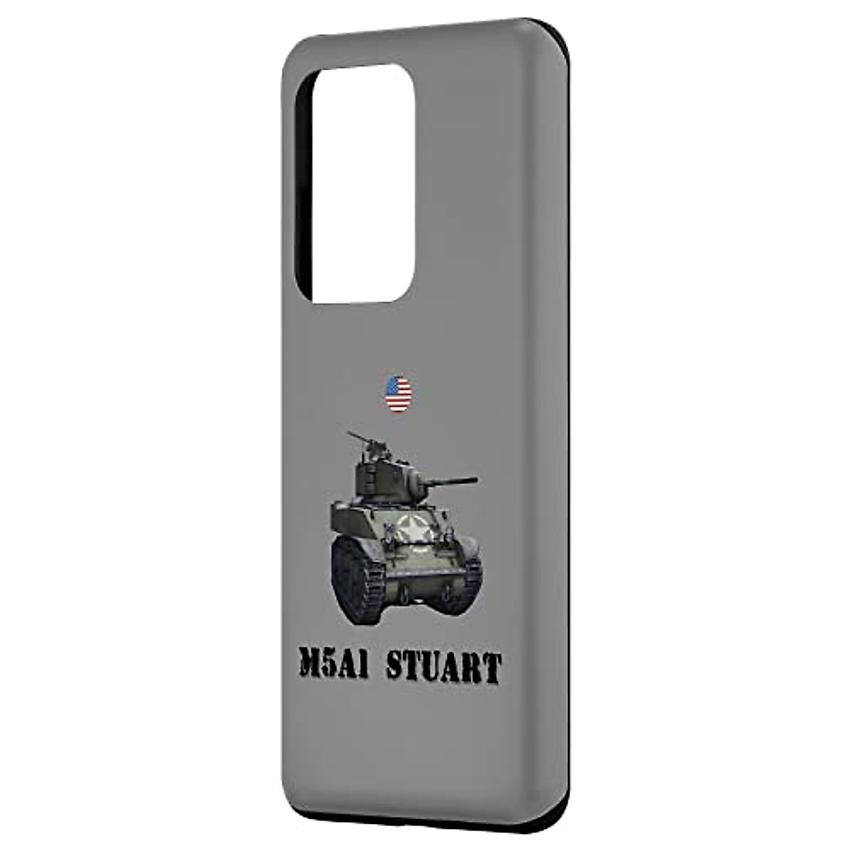 Galaxy S20 Ultra M5A1 Stuart, USA Light Tank WW2 Military Machinery Case