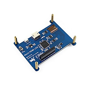 waveshare 4inch Resistive Touch Screen LCD Compatible with Raspberry Pi 4B/3B+/3A+/2B/B+/A+/Zero/Zero W/WH/Zero 2W CM3+/4 480×800 Resolution HDMI IPS Low Power Consumption Supports Windows