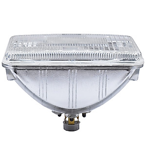 fokes H4656 Super vision Halogen Sealed Beam Headlight Low & High Beams Headligh （5“square,165mm）,#H4656