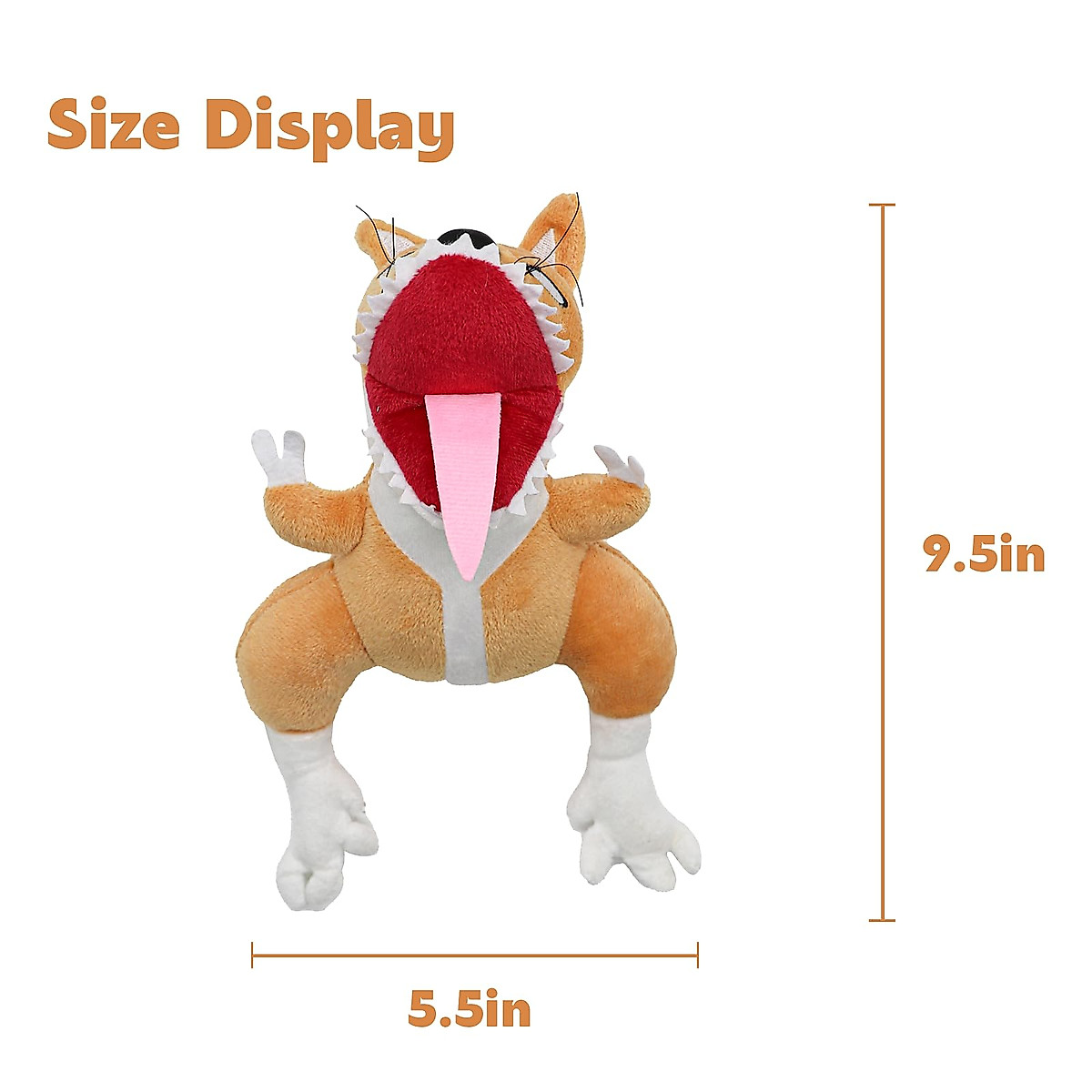 Nucucina 9 inches Plushies Toys,Soft Monster Horror Stuffed Figure Doll for Fans Gift,Soft Stuffed Animal Figure Doll for Adult and Kids