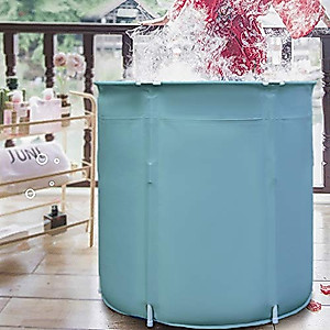 Portable Foldable Bathtub, Separate Family Bathroom SPA Tub, Soaking Standing Bath Tub for Shower Stall, Efficient maintenance of temperature, Ideal for Hot bath ice bath