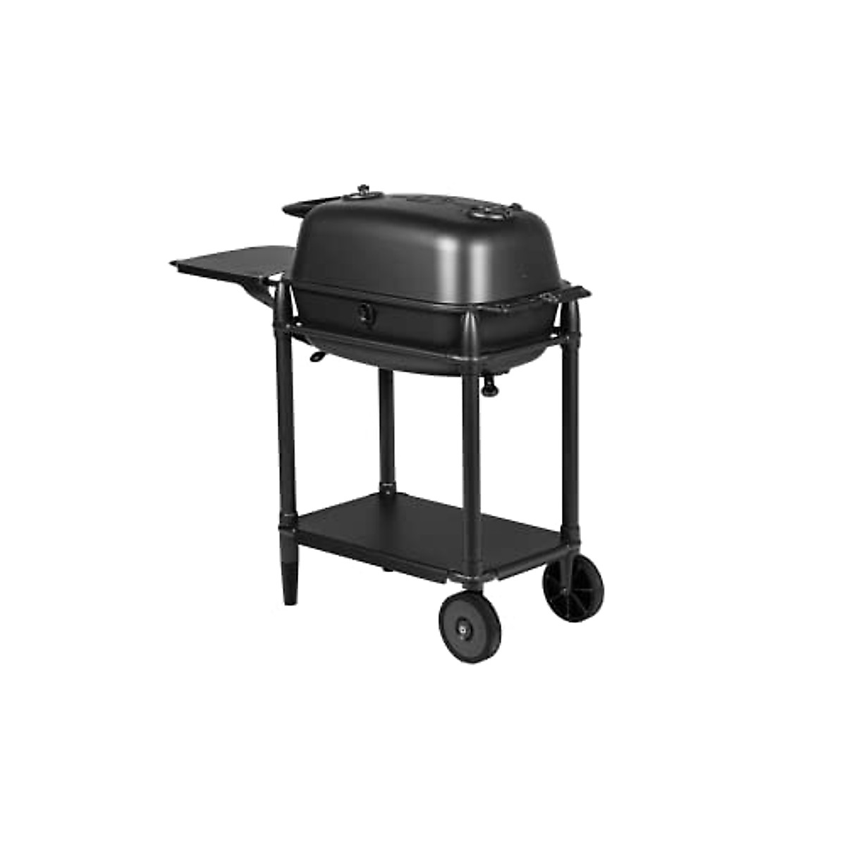 PK Grills Charcoal BBQ Grill and Smoker, PK300-BCX Cast Aluminum Portable Outdoor Barbeque Grill for Camping, Grilling, Graphite/Black, Premium