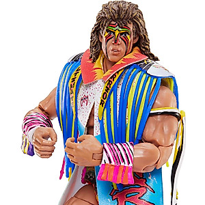 Mattel WWE Warrior Ultimate Edition Action Figure with Interchangeable Accessories, Articulation & Life-Like Detail, 6-inch