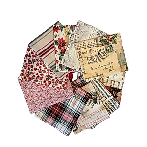 Holidays Past Tim Holtz 10 Assorted Fat Quarter Bundle Precuts | FB4FQTH.HOLIDAYSPAST