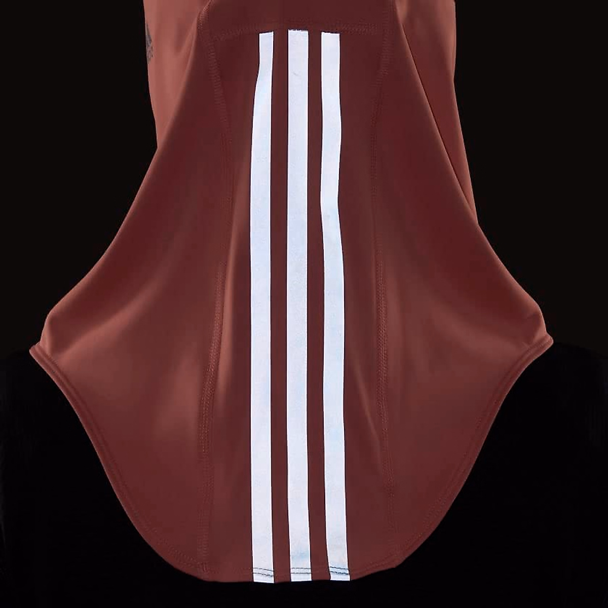 adidas womens Run Icons 3-stripes Sport Hijab Wonder Red Small