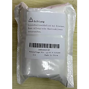 PIPIHUA Beeswax Polish and Conditioner for Wood Furniture - Waterproof & Repair Wax, Multipurpose Wood Cleaner and Furniture Polish (2 x 100g with 4 Sponges)