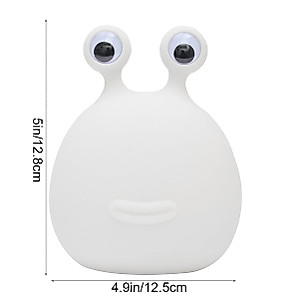 Uonlytech Cartoon Night Light Slug Silicone Bedside Sleeping Decorative Desktop Light Table Lamp for Kids Home Bedroom Baby Girls