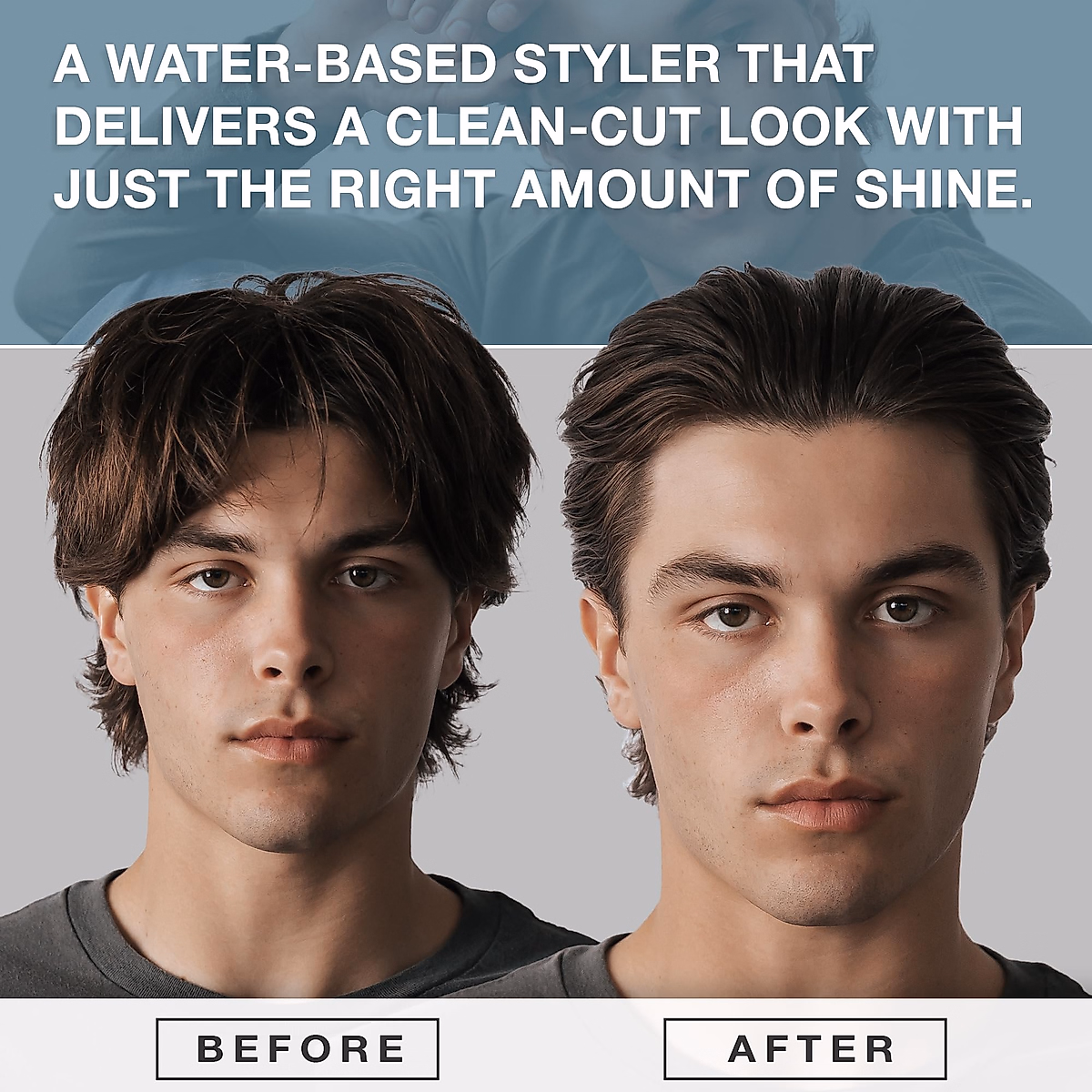 CRVFT Gel Pomade 4oz | High Shine/Medium Hold | Water Based/Water Soluble | Ideal For Short/Medium Thin/Thick Hair | For A Clean Cut Look | Men’s Styling Product [Clear], Stylist Approved [Scented]