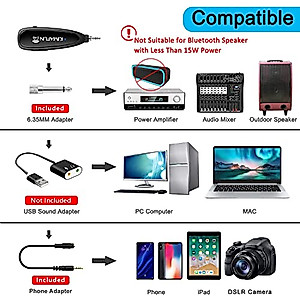 KIMAFUN Wireless Microphone System, 2.4G Wireless Headset and Lavalier Lapel Microphones for iPhone, Android Phone, Laptop and Speaker, Designed for Teaching, Recording, Vlog, Broadcast, G102-3