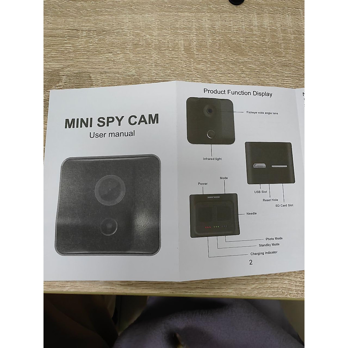 braosusner Wireless Mini Camera HD 1080P Portable Small Nanny Cam with Night Vision,Body Cam Surveillance Cameras for Home Security Indoor/Outdoor No WiFi Need No Audio