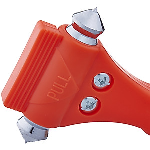 Amazon Basics Emergency Seat Belt Cutter and Window Hammer Tool, Car Accessories, 2 Pack, SW-835