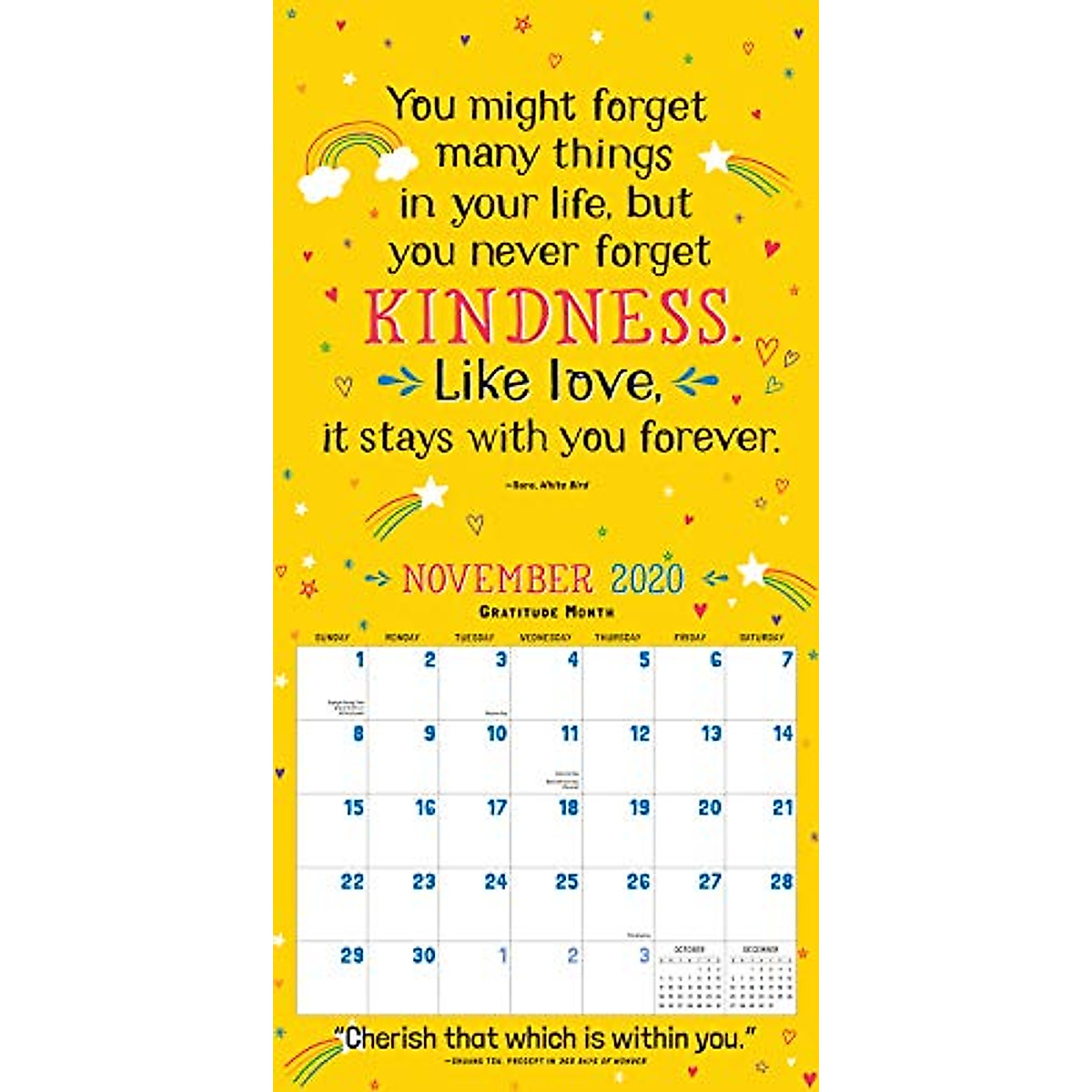 Wonder Wall Calendar 2021